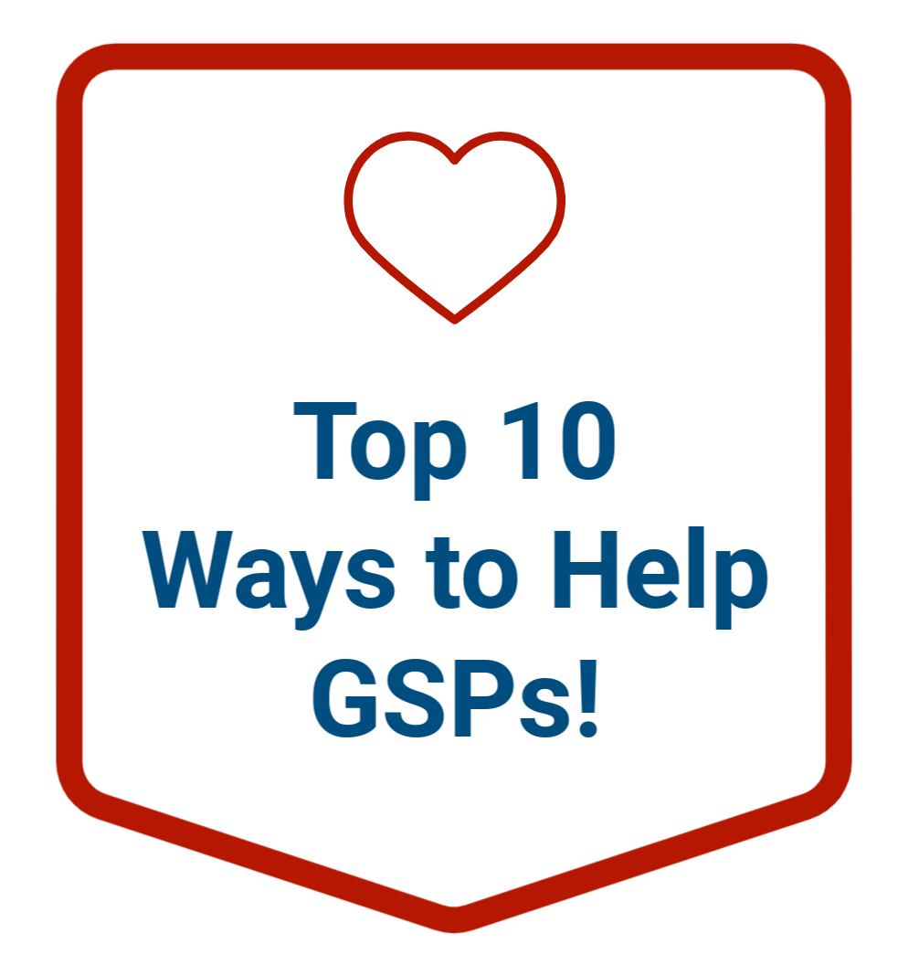 Top 10 Ways to Help GSPs - NorCal GSP Rescue